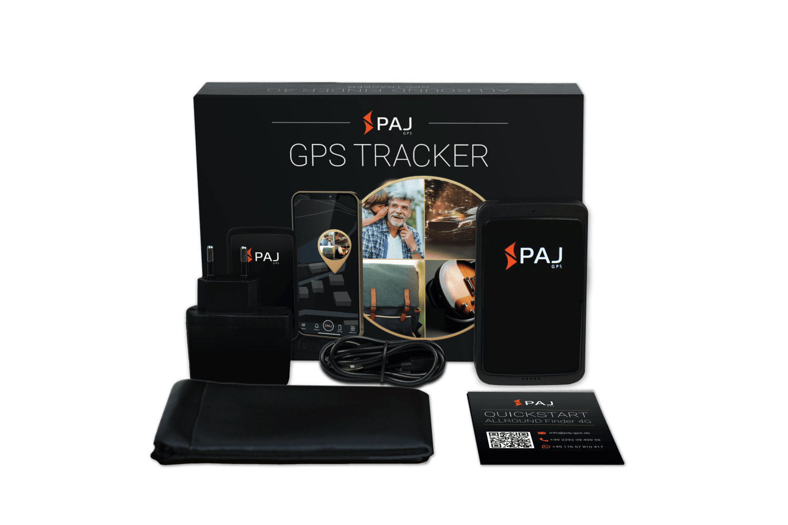 ALLROUND Finder 4G GPS Tracker - Versátil e fiável | PAJ GPS